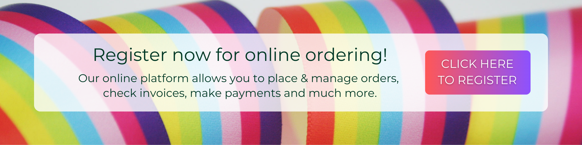 Cole Fabrics Plc | Personalised Printed Ribbons and Sustainable Ribbons